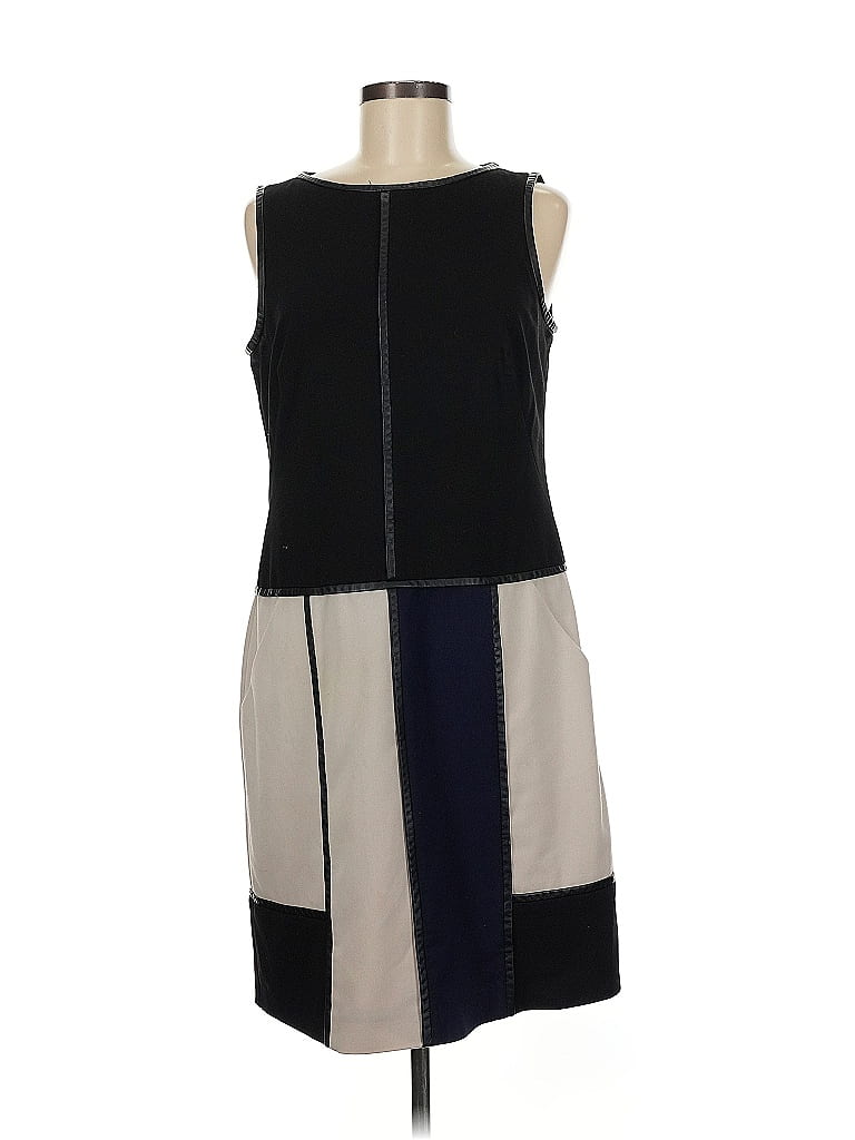 Lauren by Ralph Lauren Color Block Black Casual Dress Size 10 - 70% off ...