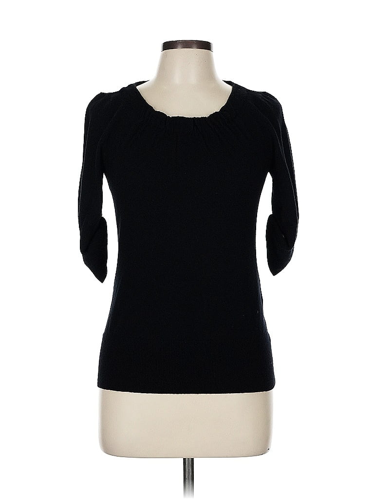 Classiques Entier 100% Wool Black 3/4 Sleeve Top Size M - 80% off | ThredUp
