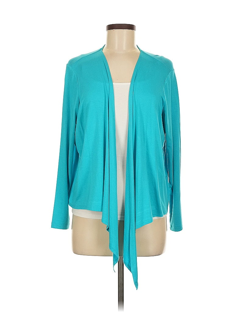 Belle By Kim Gravel Teal Cardigan Size M (petite) - 73% off | ThredUp