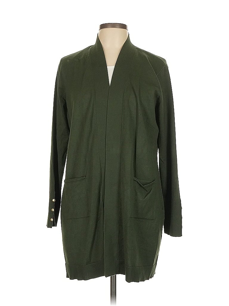 Appleseeds Green Cardigan Size L - 62% off | ThredUp