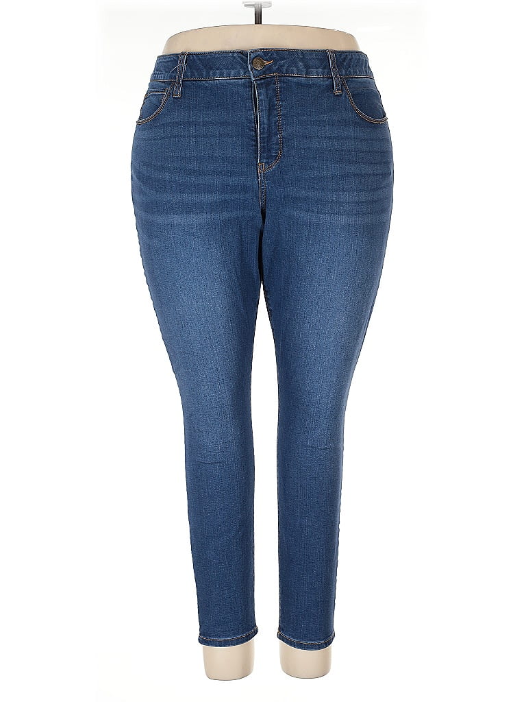 Ava & Viv Blue Jeans Size 20 - 40% off | ThredUp