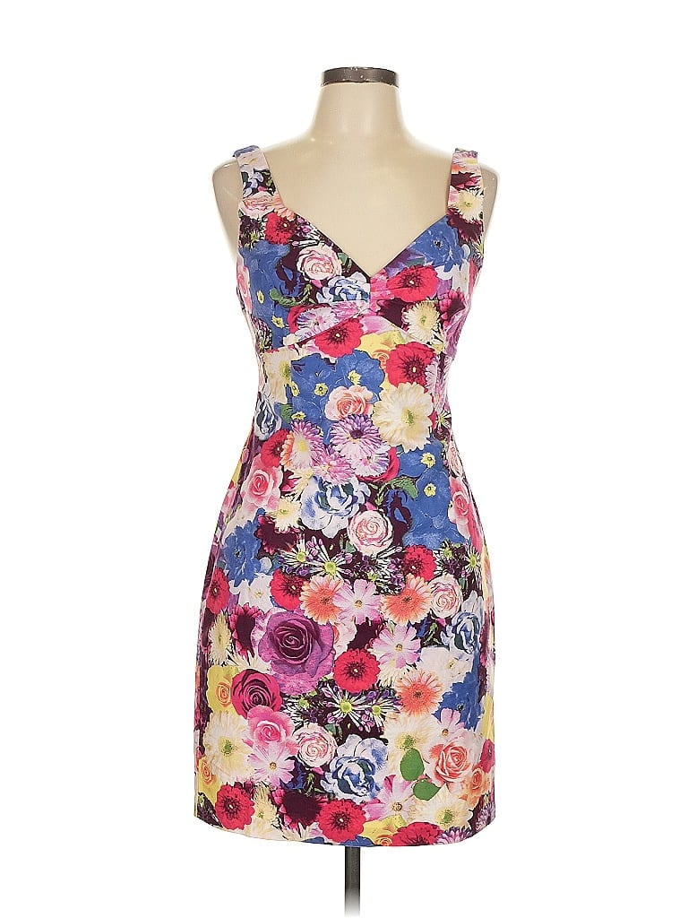 Guess Floral Pink Cocktail Dress Size 10 - 75% off | ThredUp