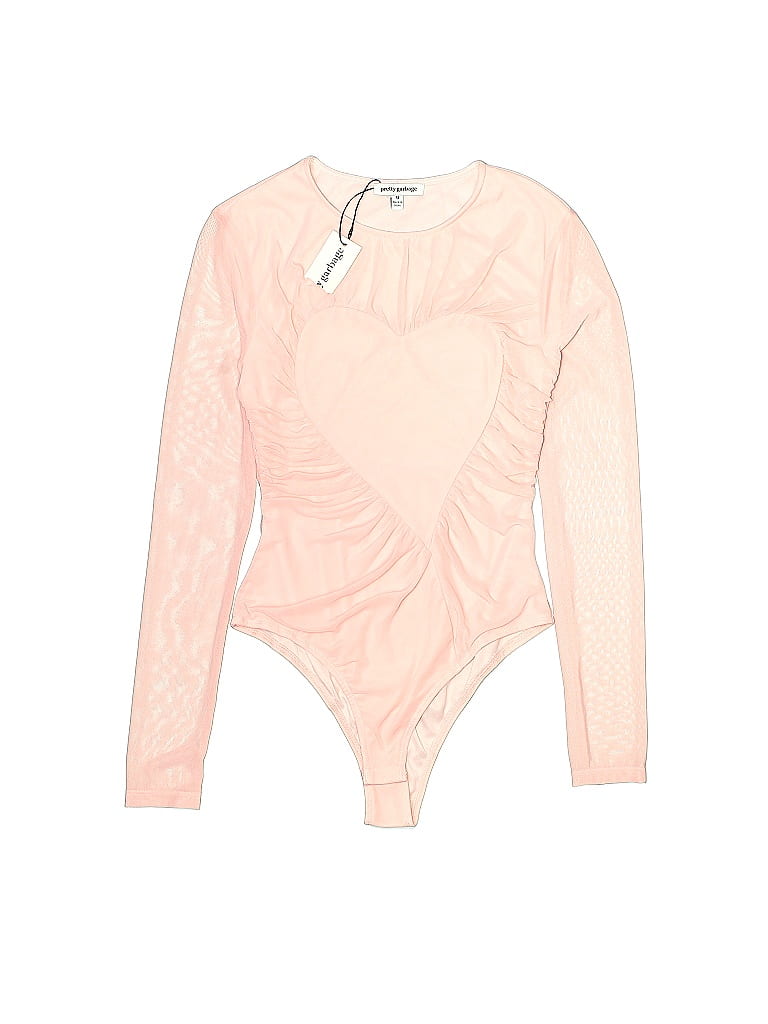 pretty garbage Pink Bodysuit Size M - 78% off | ThredUp