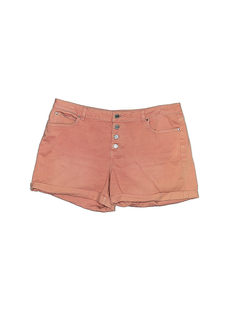 Jennifer Lopez Solid Orange Shorts Size 14 - 52% off | ThredUp