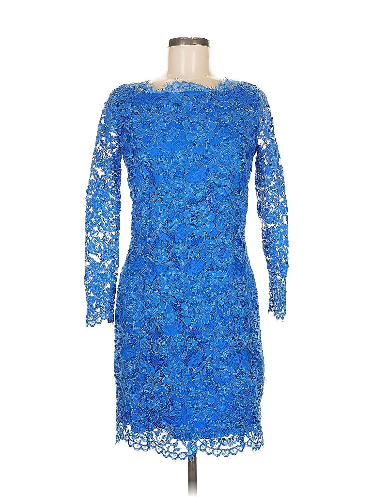 Madison Marcus 100% Nylon Blue Cocktail Dress Size M - 79% off | ThredUp