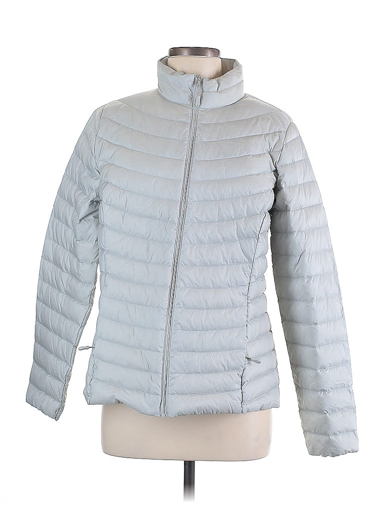 32 Degrees 100% Polyester Solid Gray Snow Jacket Size M - 70% off | ThredUp