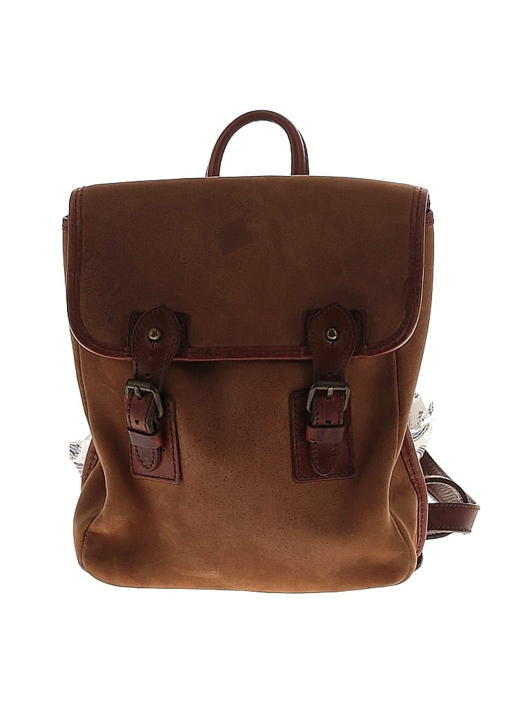 Gap Brown Leather Backpack One size - 59% off | ThredUp