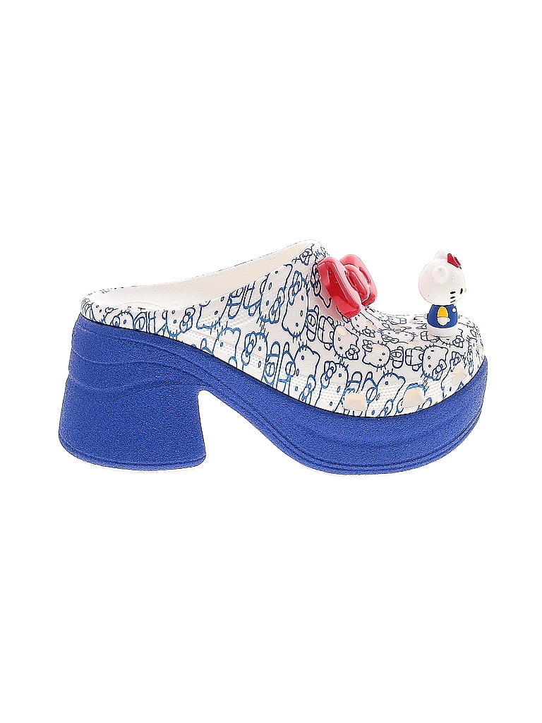 Hello Kitty X Crocs Blue White Mule/Clog Size 9 - 19% off | ThredUp