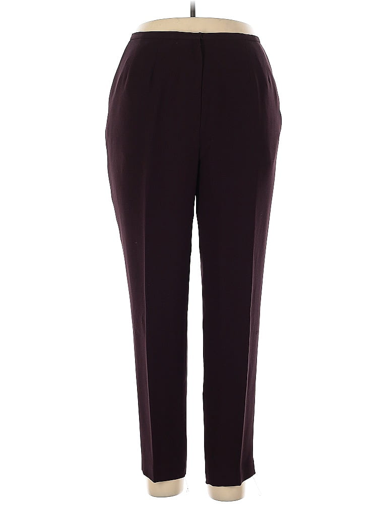 August Max Woman Burgundy Dress Pants Size 14 - 50% off | ThredUp
