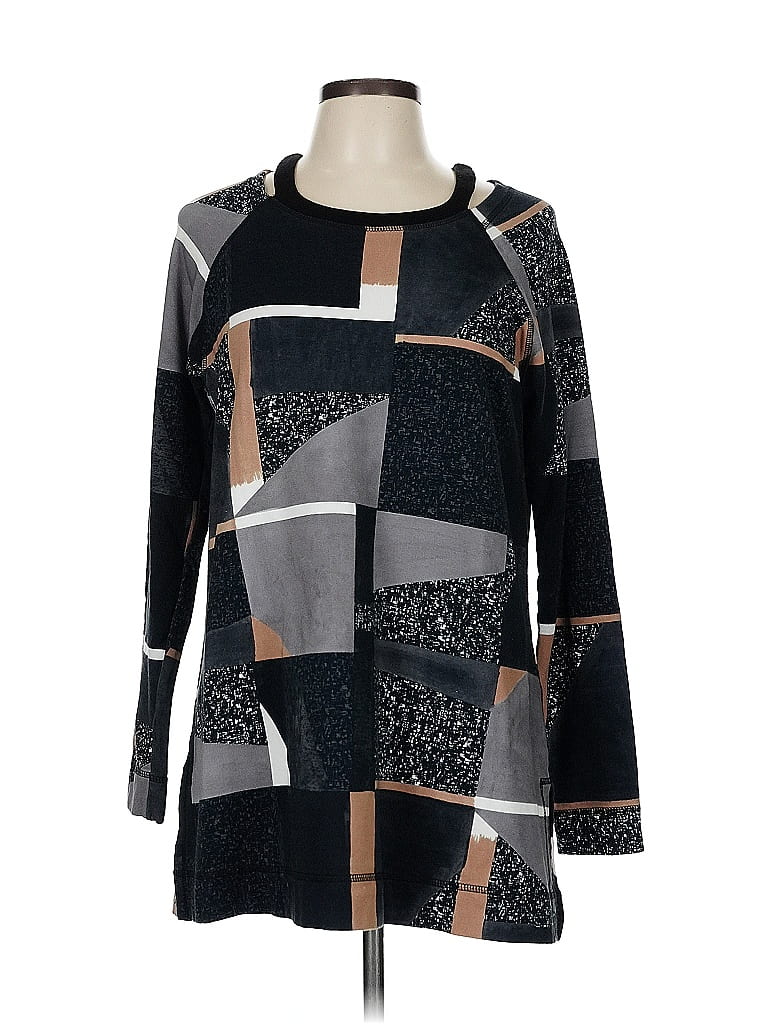 Re.Lax by Lynn Ritchie Plaid Black Pullover Sweater Size M - 68% off ...