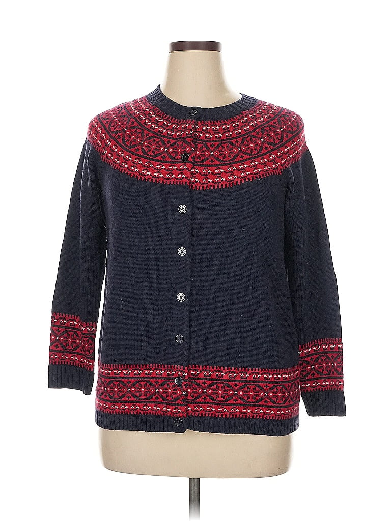 Talbots Blue Cardigan Size 1X (petite) - 74% off | ThredUp