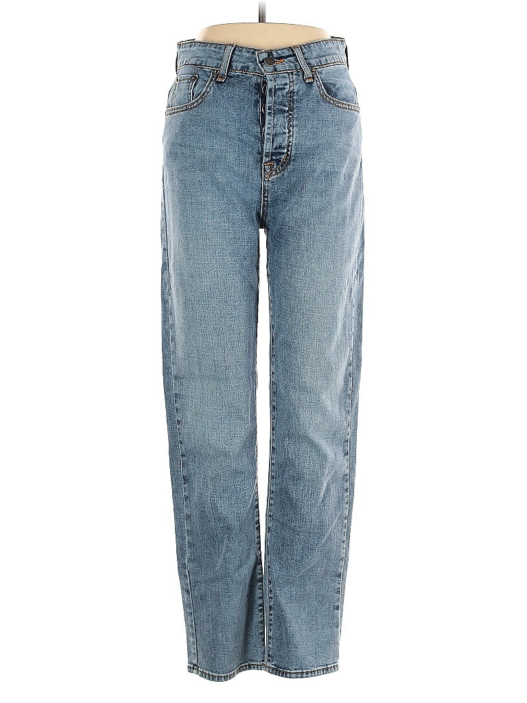 Modern American Solid Blue Jeans Size 26 waist - 72% off | ThredUp