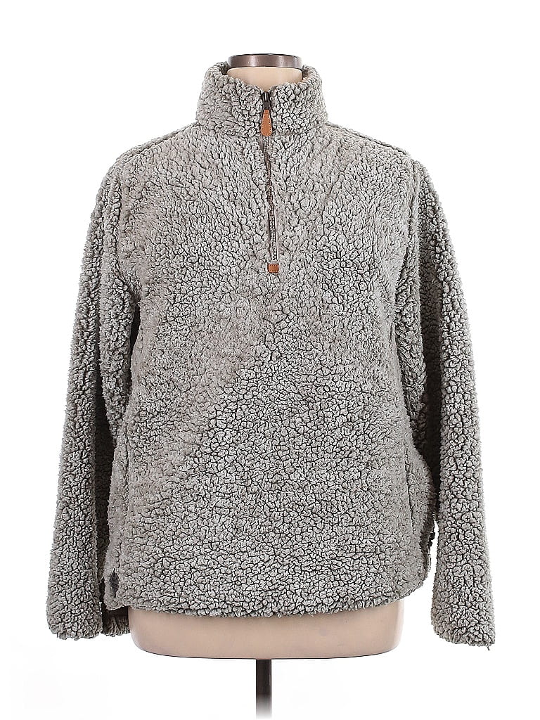Simply Southern 100% Polyester Gray Fleece Size XL - 59% off | ThredUp