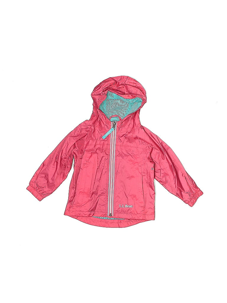 L.L.Bean 100% Nylon Pink Raincoat Size 2T - 41% off | ThredUp