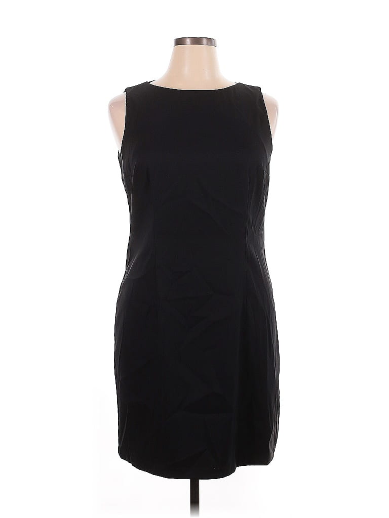 AB Studio Solid Black Cocktail Dress Size 16 - 31% off | ThredUp