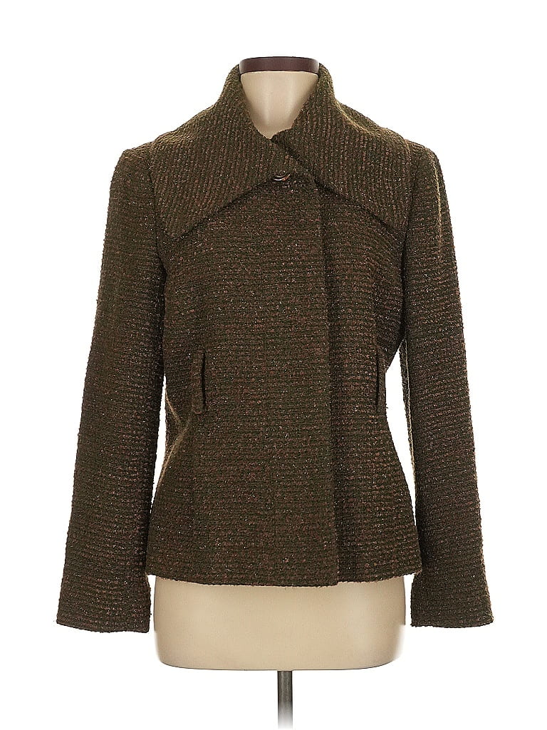 Jones New York Collection Tweed Brown Coat Size 8 - 72% off | ThredUp