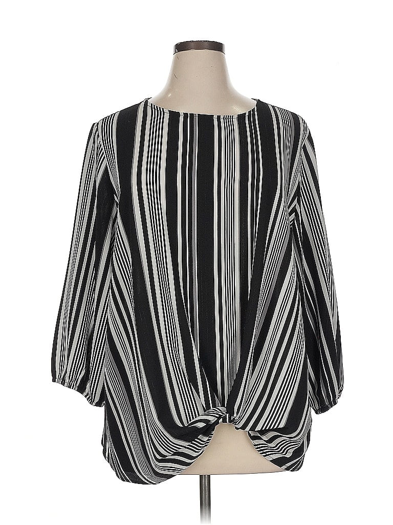 Ruby Rd. Black 3/4 Sleeve Blouse Size 1X - 62% off | ThredUp