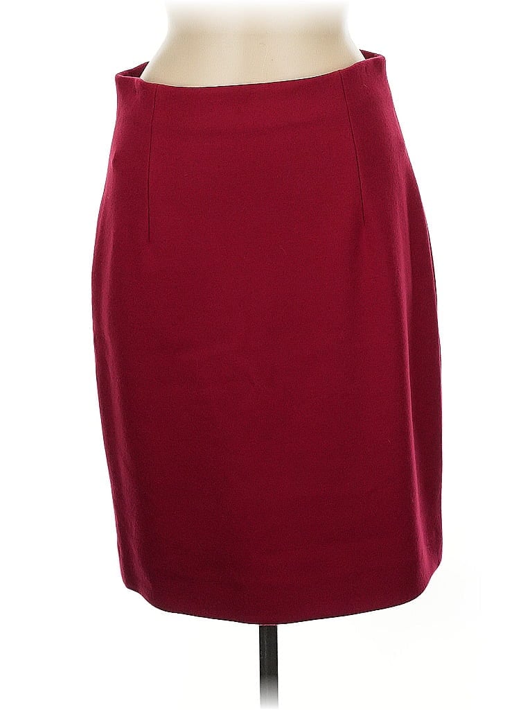 Escada Solid Burgundy Formal Skirt Size EU 40 / US 10 - 84% off | ThredUp