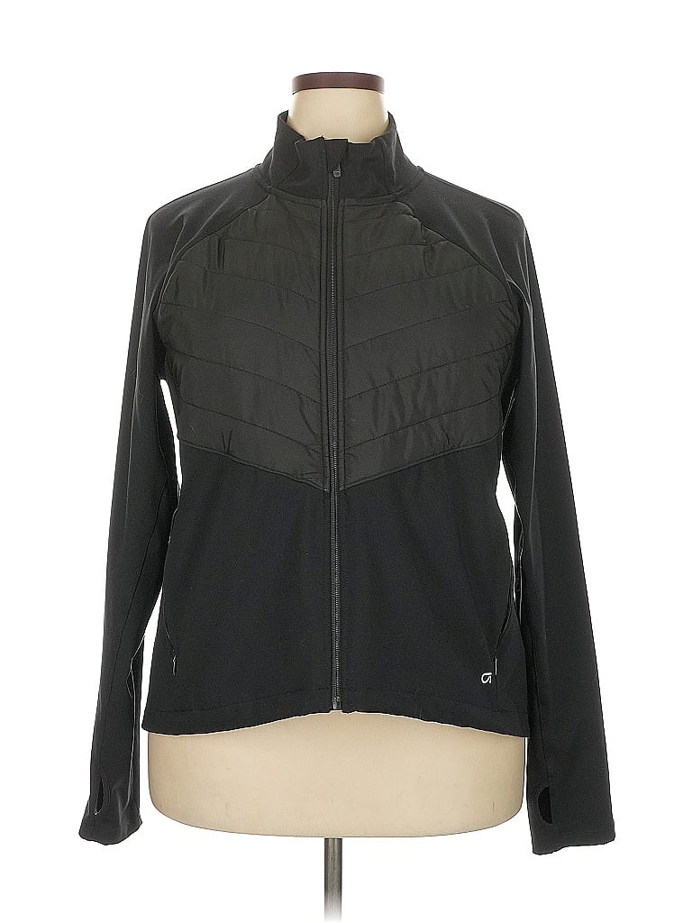 Gap Fit Black Track Jacket Size XXL - 63% off | ThredUp