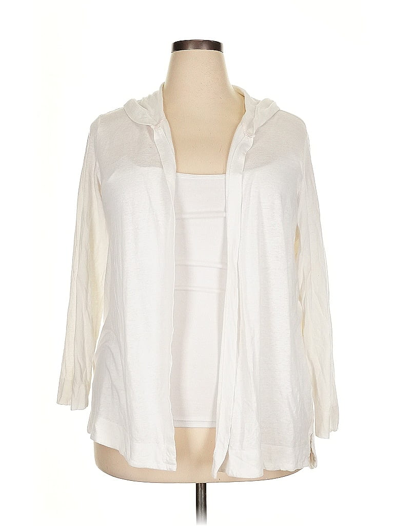 Sigrid Olsen Ivory Cardigan Size 2X - 76% off | ThredUp