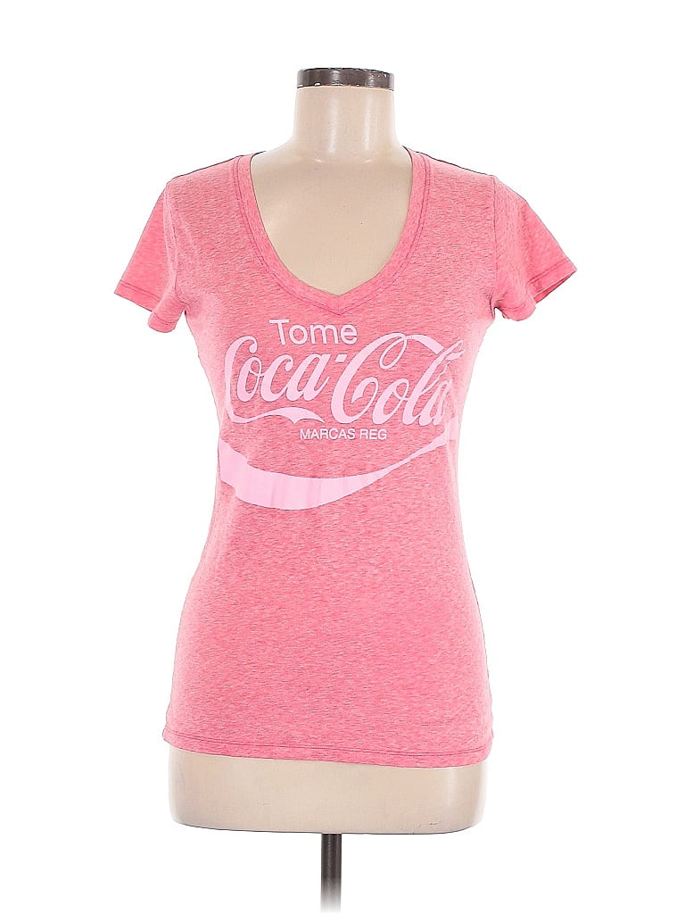Coca-Cola Pink Short Sleeve T-Shirt Size M - 7% off | ThredUp