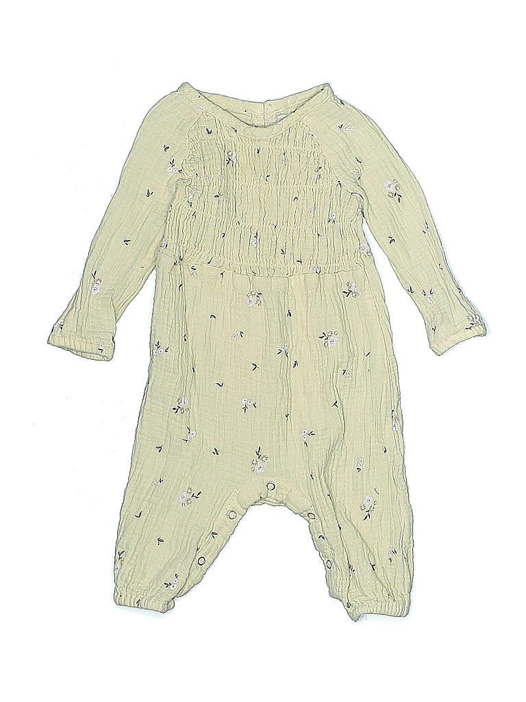 Grayson Collective 100% Cotton Yellow Long Sleeve Outfit Size 3-6 mo ...