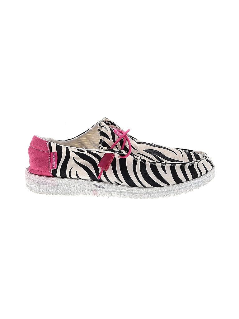 Simply Southern Animal Print Pink White Flats Size 8 - 65% off | ThredUp