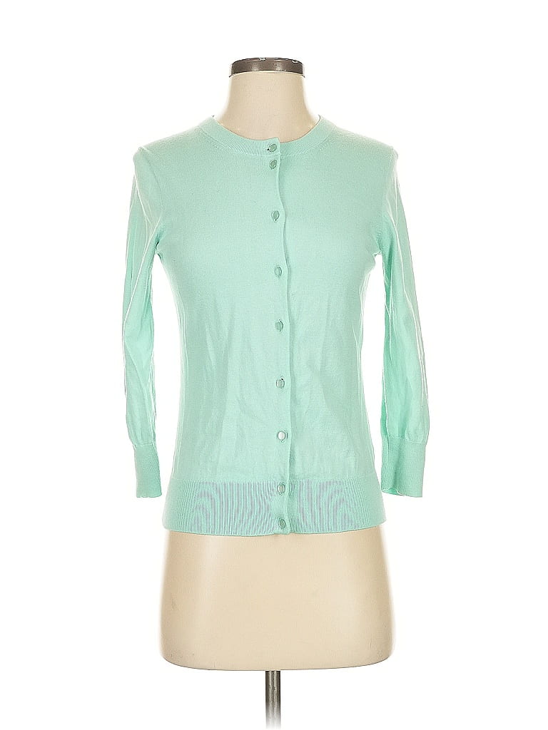 J.Crew Factory Store 100% Cotton Green Cardigan Size S - 65% off | ThredUp