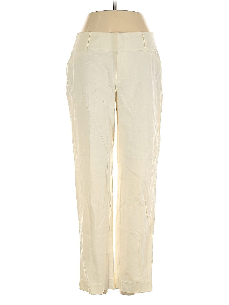 Elle Ivory Linen Pants Size 2 - 56% off | ThredUp