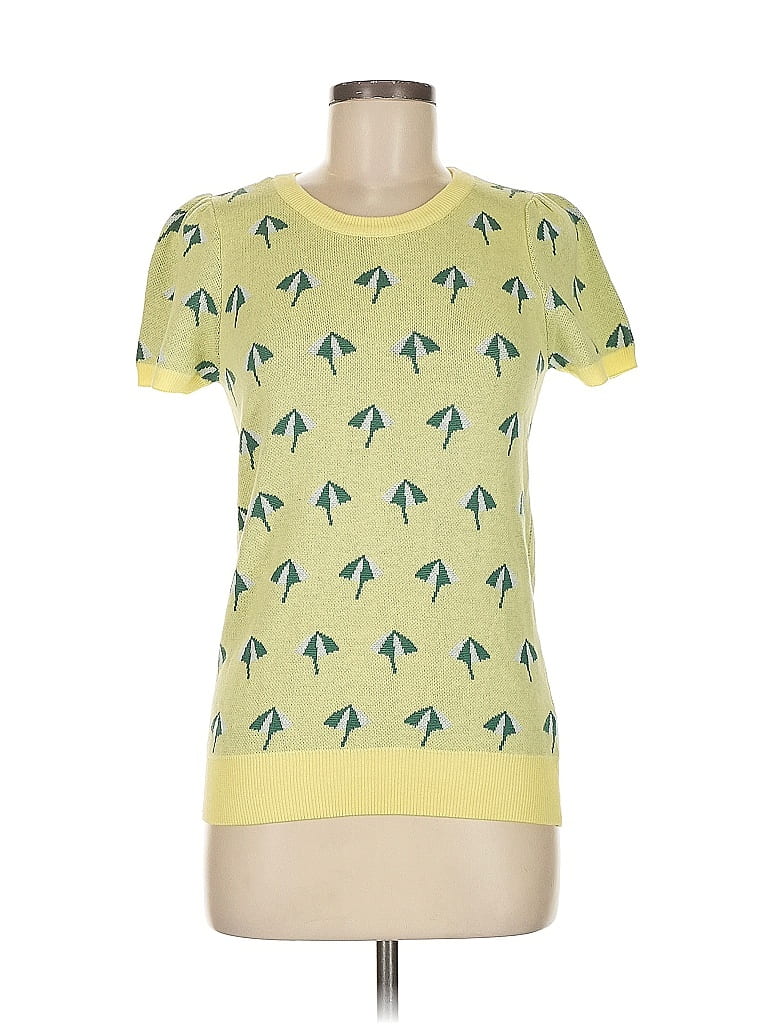 ModCloth Yellow Short Sleeve Top Size M - 62% off | ThredUp