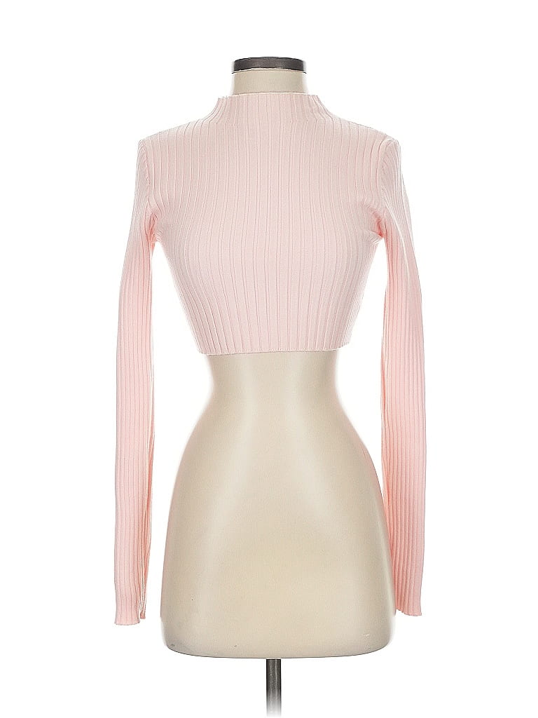 Edikted 100% Acrylic Pink Turtleneck Sweater Size XS - 57% off | ThredUp