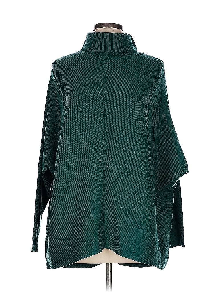 Unbranded Green Poncho Size L - 58% off | ThredUp