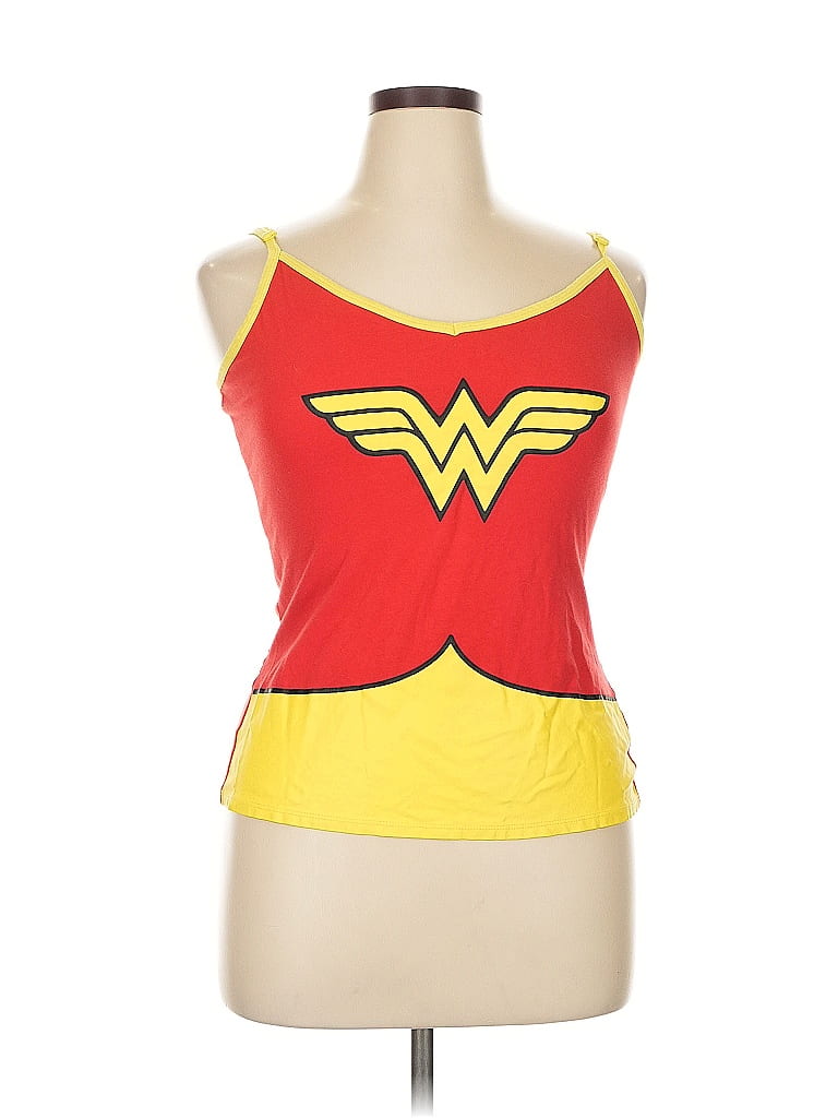 Wonder Woman Red Tank Top Size XL - 48% off | ThredUp