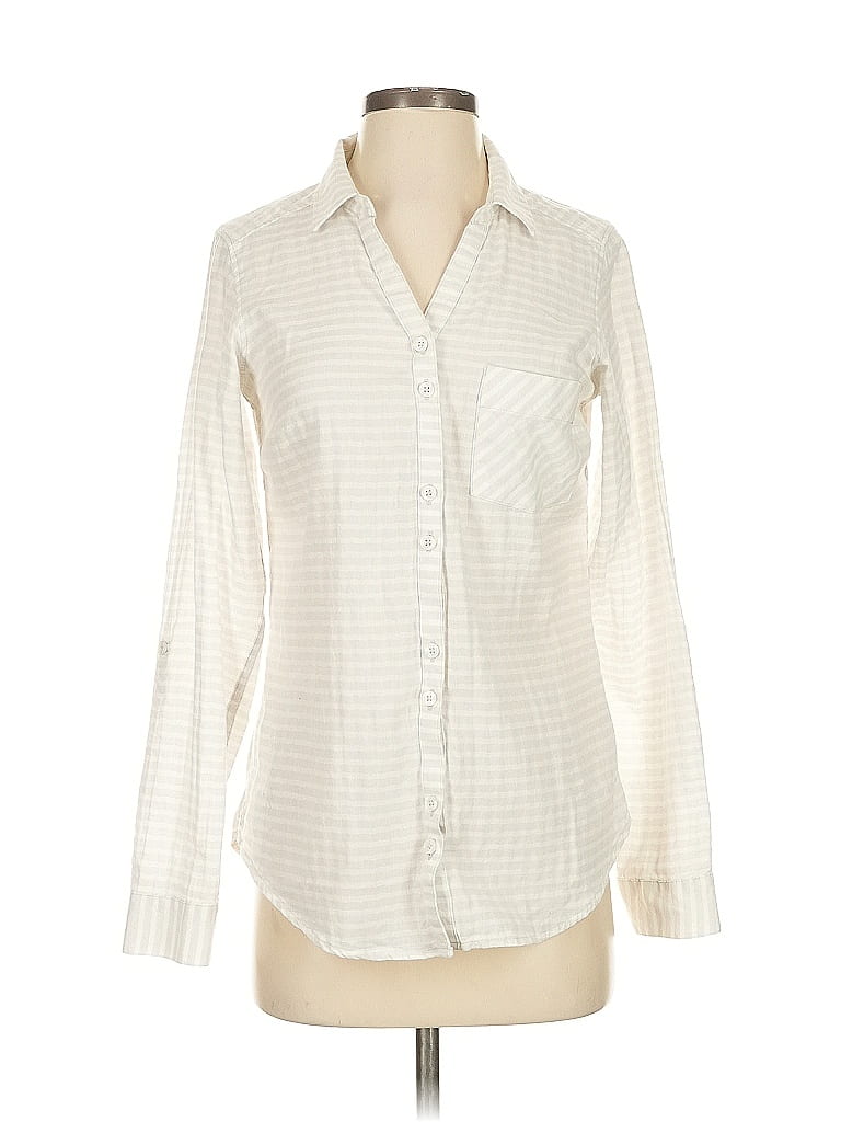 Columbia 100% Cotton Ivory Long Sleeve Button-Down Shirt Size XS - 59% off | ThredUp