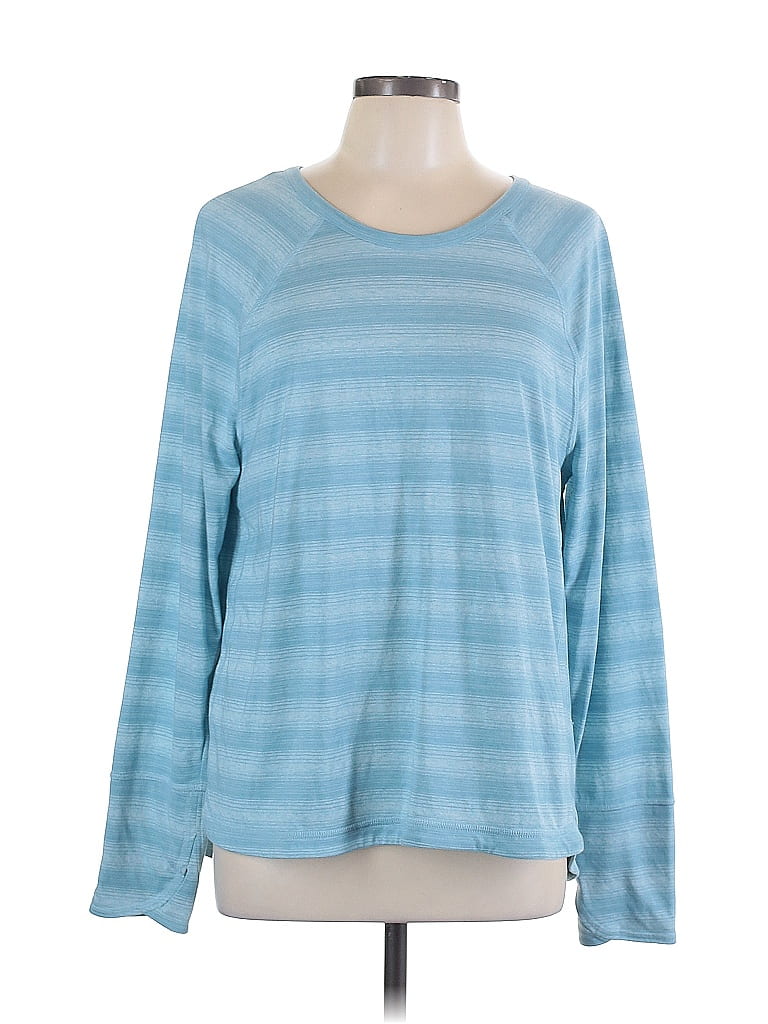 T by Talbots Blue Long Sleeve T-Shirt Size L - 66% off | ThredUp
