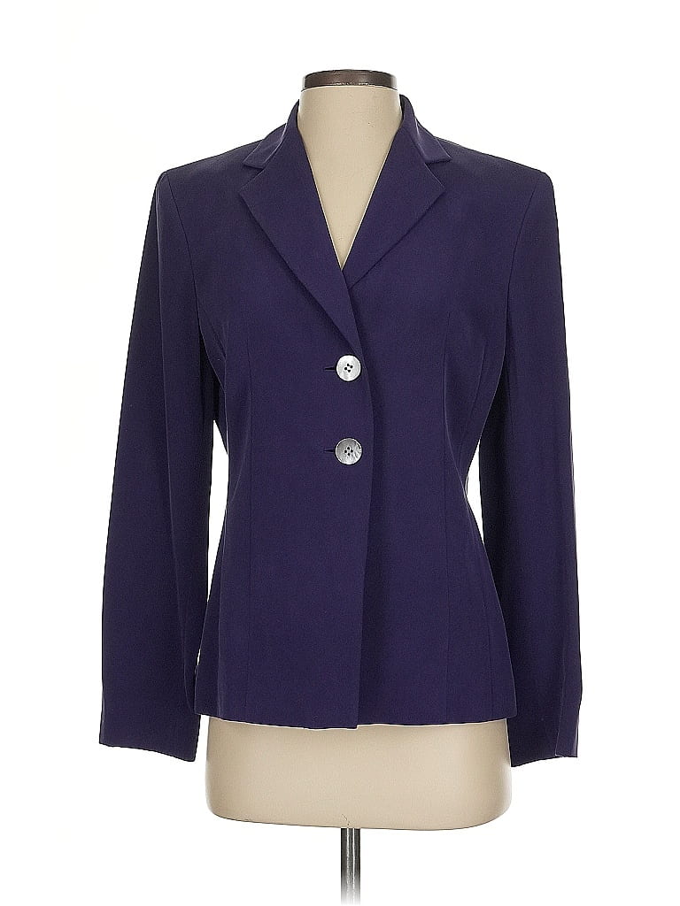 Valerie Stevens 100% Silk Purple Silk Blazer Size 4 - 64% off | ThredUp