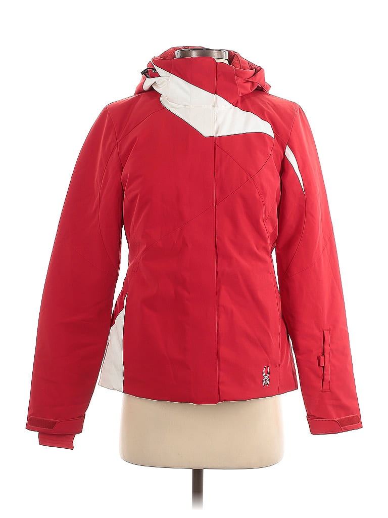 Spyder 100% Polyester Red Snow Jacket Size 4 - 73% off | ThredUp