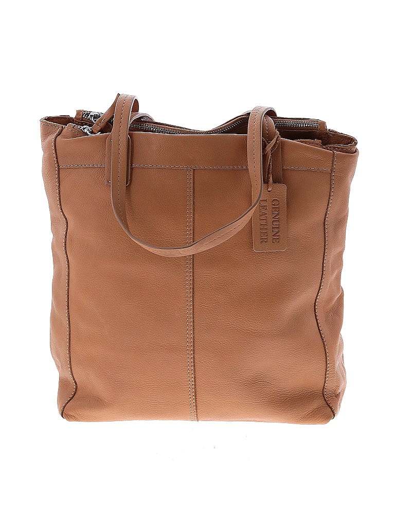 Newton Trading Co. 100% Leather Tan Leather Shoulder Bag One size - 39% ...