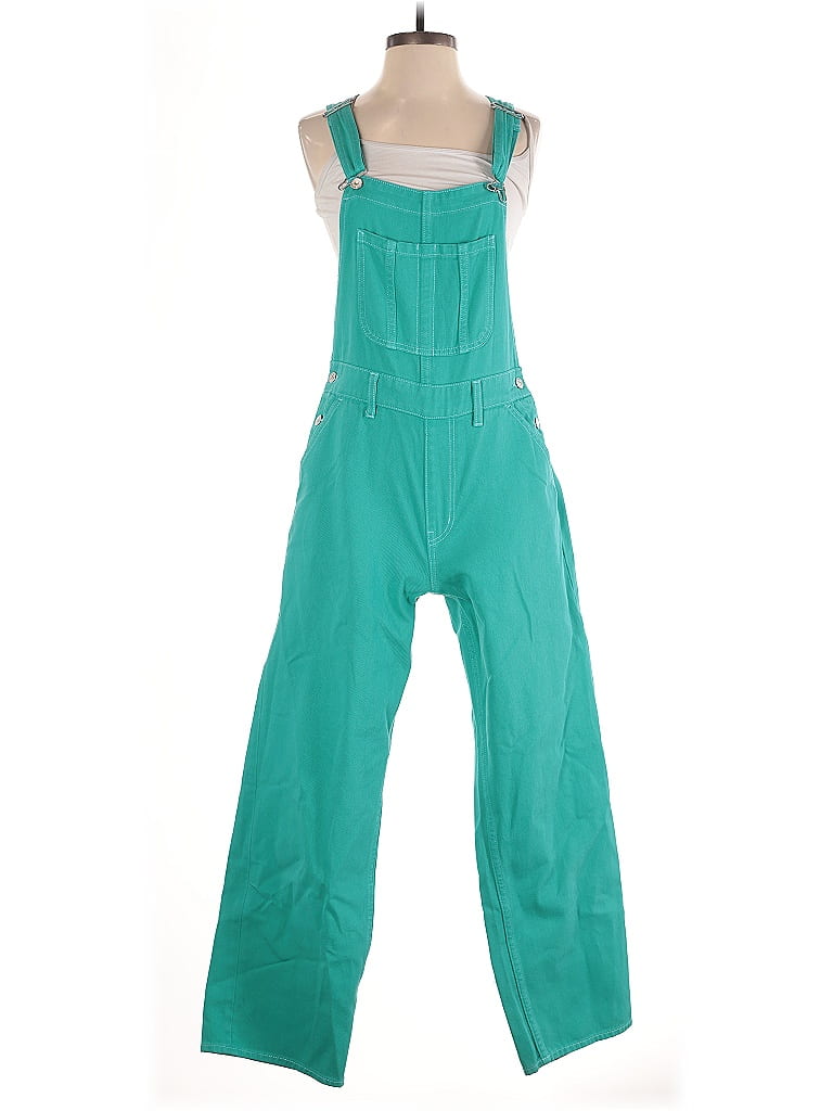 X-Girl Teal Overalls Size S - 42% off | ThredUp