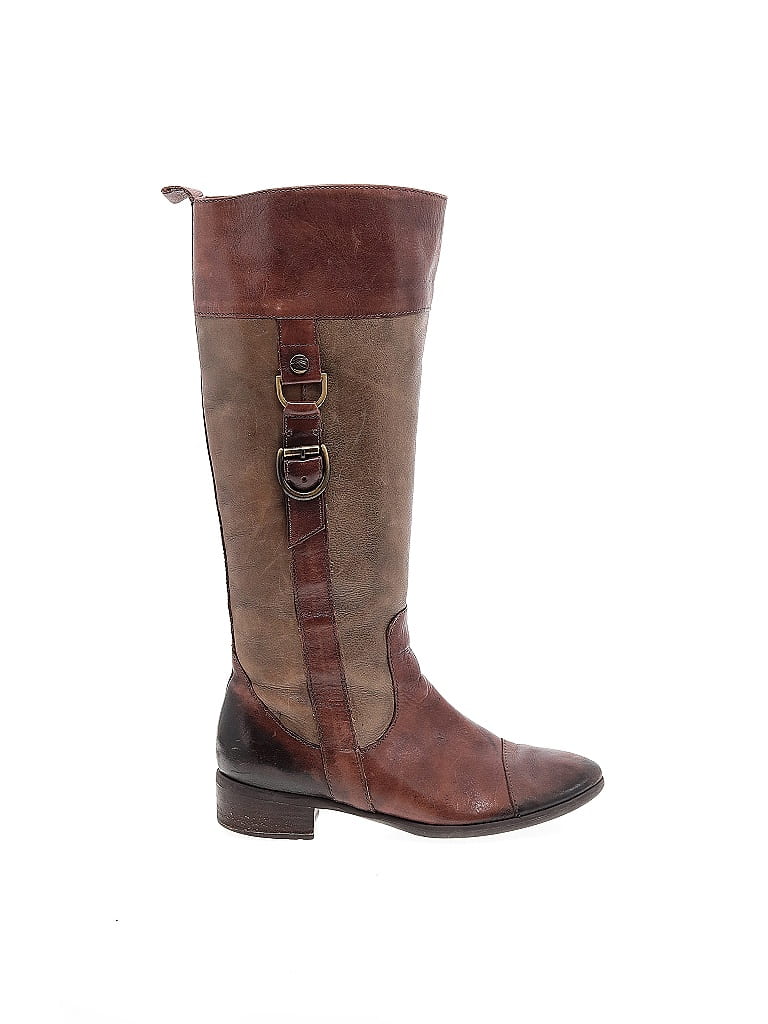 Nurture Color Block Brown Boots Size 8 - 55% off | ThredUp