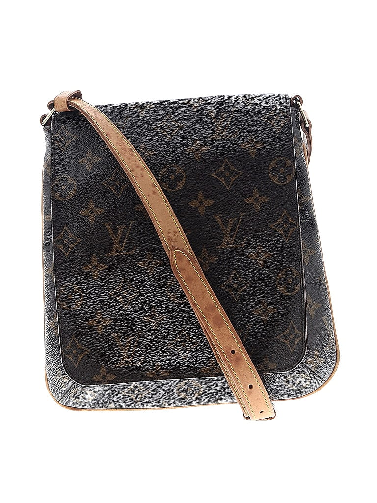 Louis Vuitton 100% Coated Canvas Brown Monogram Canvas Musette Salsa Crossbody Bag One size - 67 ...