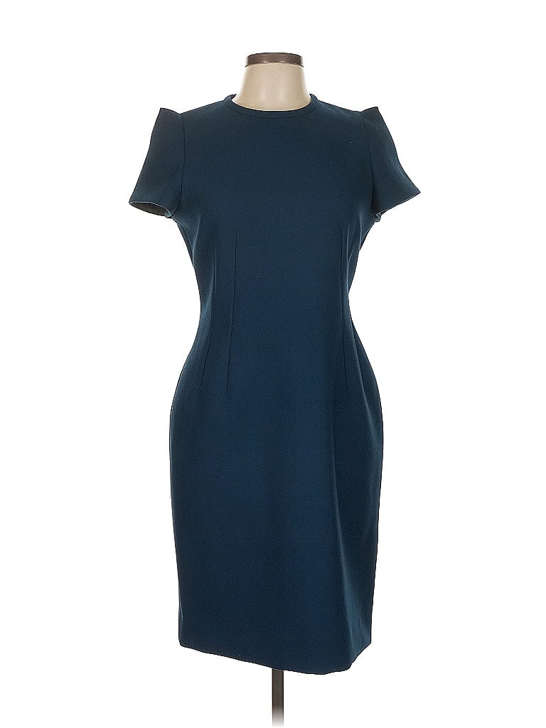 Paule Ka Solid Blue Teal Cocktail Dress Size EU (FR) 44 / US 12 - 78% off | ThredUp