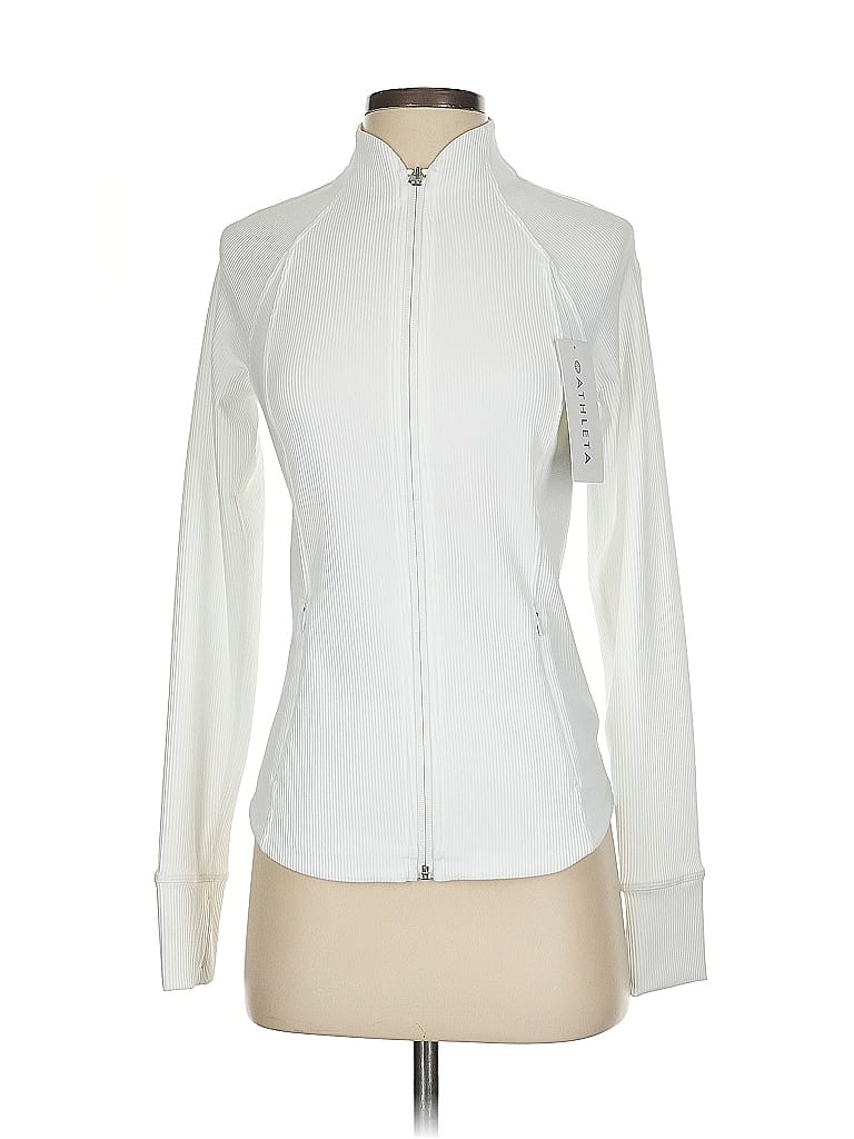 Athleta White Track Jacket Size XS - 58% off | ThredUp