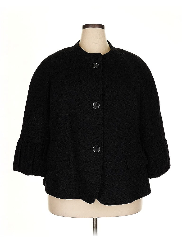 Talbots Black Wool Coat Size 20 - 73% off | ThredUp