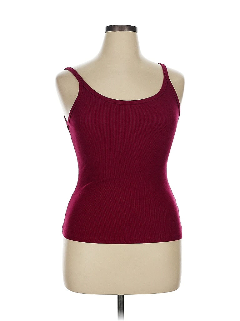 Unbranded Burgundy Tank Top Size XL - 44% off | ThredUp