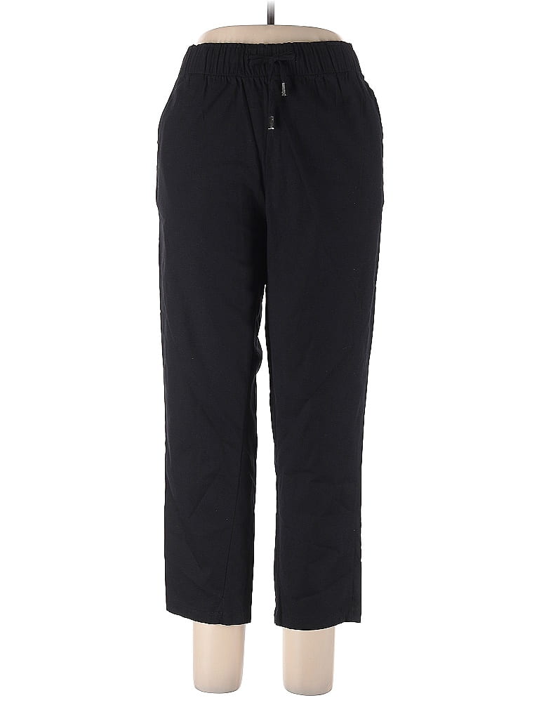 Love Poem Solid Black Linen Pants Size L - 56% off | ThredUp