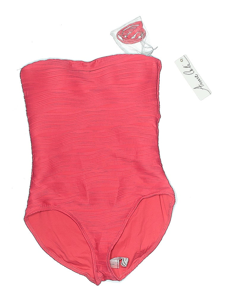 Anne Cole Solid Pink One Piece Swimsuit Size 8 - 61% off | ThredUp