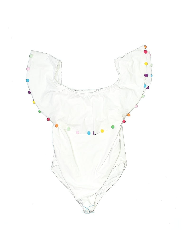 ASOS Hearts White One Piece Swimsuit Size 8 - 54% off | ThredUp