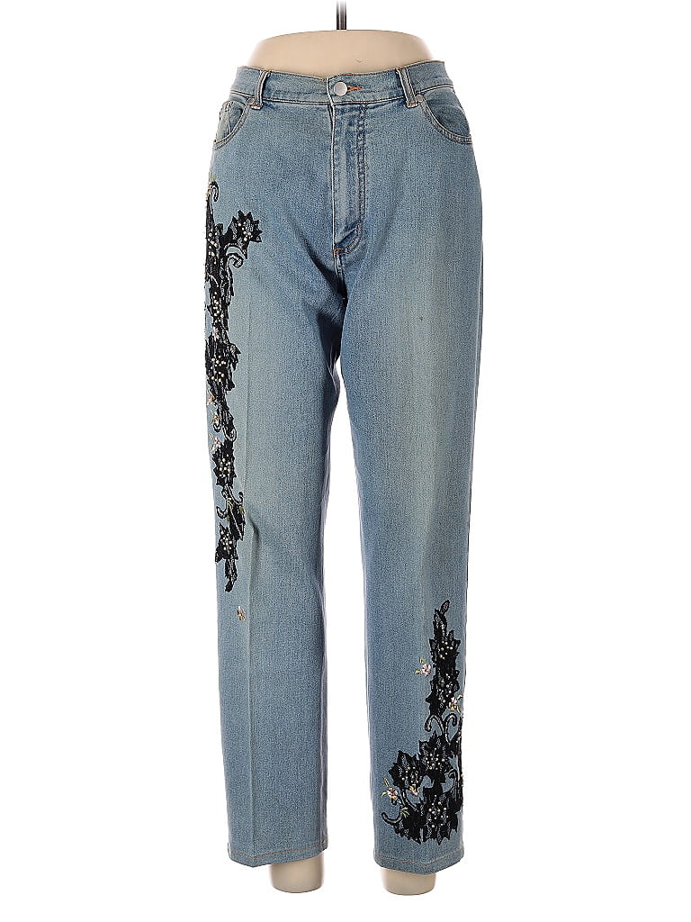 Assorted Brands Paisley Blue Jeans Size 6 - 60% off | ThredUp