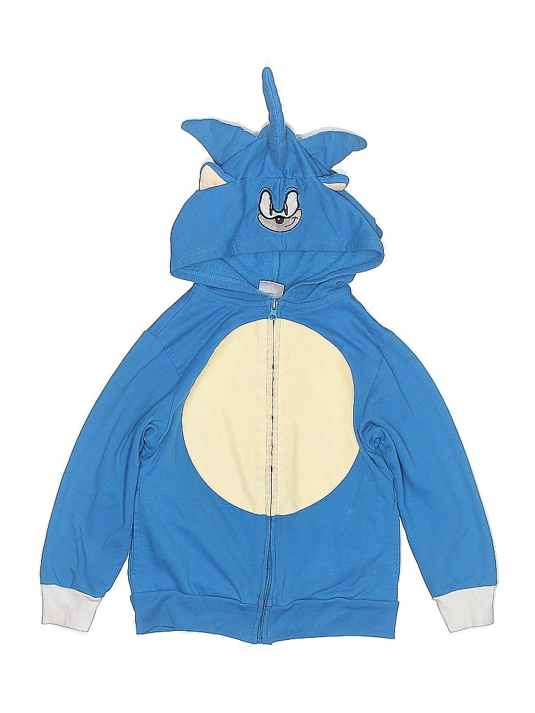 Sonic The Hedgehog Blue Zip Up Hoodie Size S (big kids) - 18% off | ThredUp